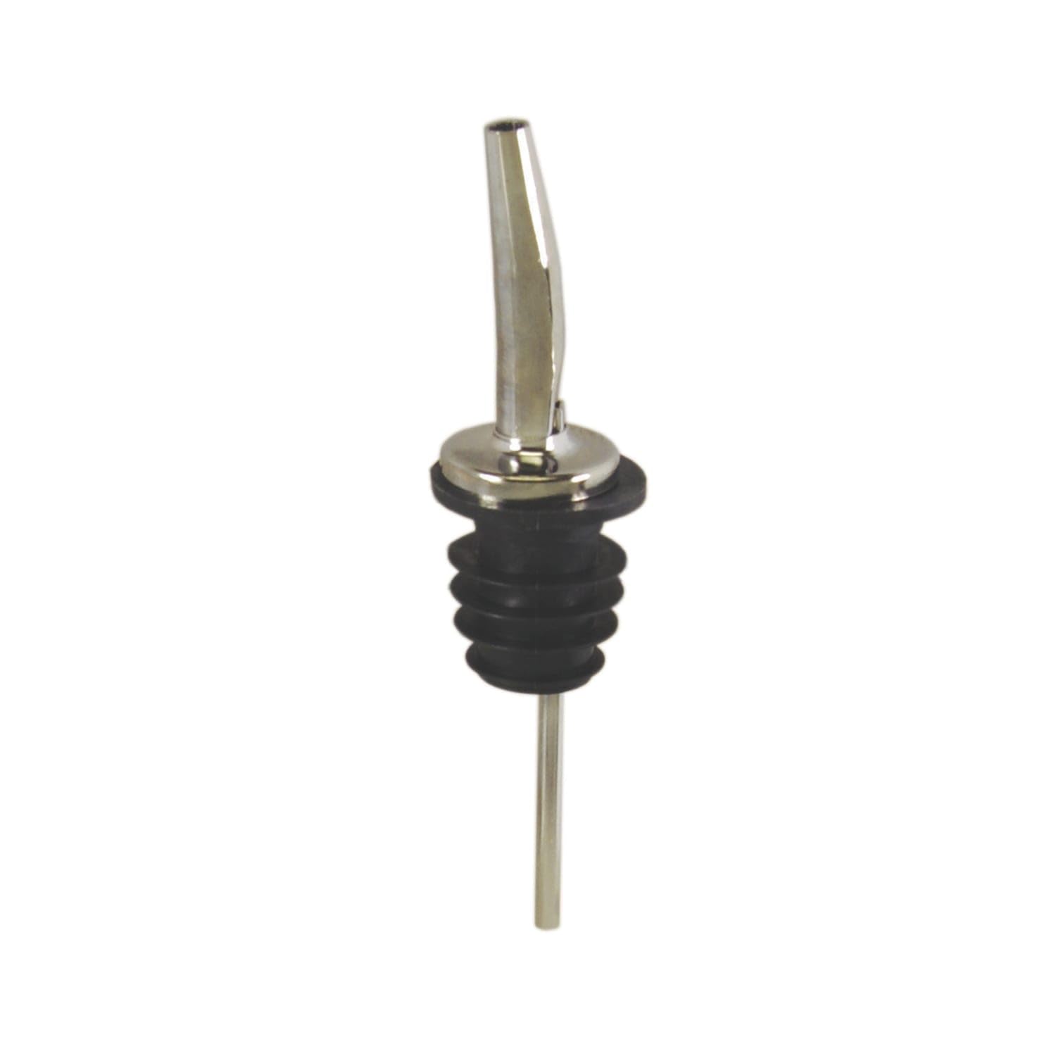 Spill-Stop 285-50 Chrome Tapered Pourer With Poly-Kork - Dozen