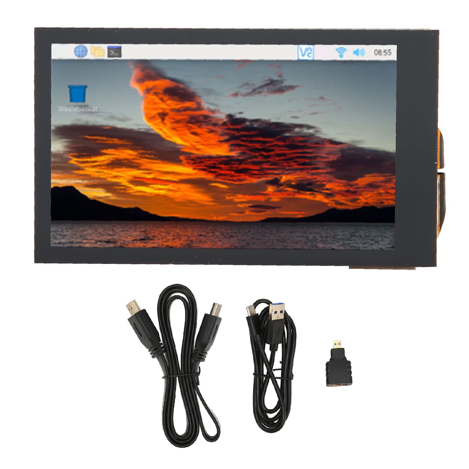 VINGVO Touch Panel, 3.5 Inch Capacitive Touch Screen 5 Points for Connection