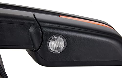 ZAPOSTS Towing Mirror Fit for 2007-2014 FORD F150 Power Heated W/Amber Signal,W/Puddle Light,Manual Folding,Driver Side
