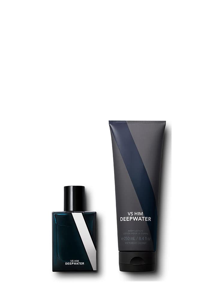 Victoria's Secret VS Him Deepwater 1.7oz Eau De Parfum & Lotion Set