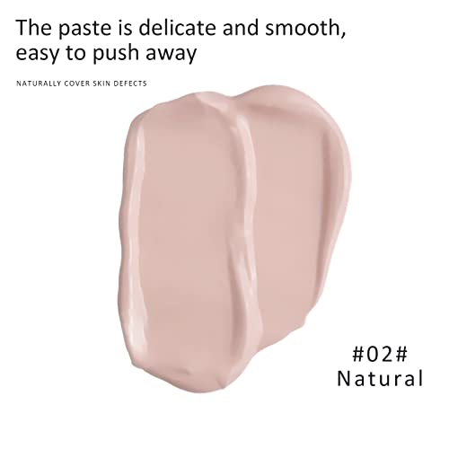 Ownest Mushroom Head Air Cushion BB Cream, Concealer Lasting Nude Makeup Moisturizing Pigment CC Liquid Foundation, Even Skin Tone Makeup Base Primer-Natural