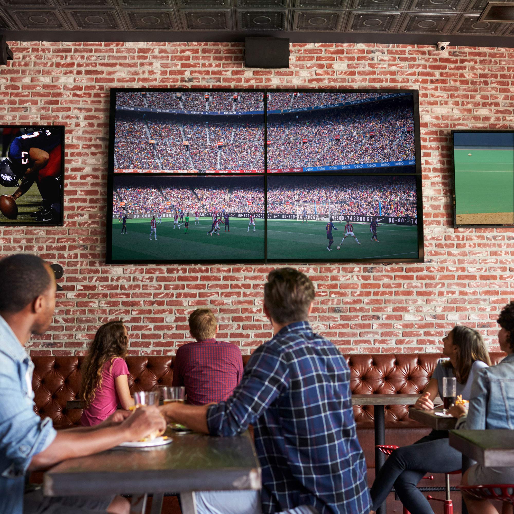 Mount-It! Pop Out Video Wall Mount, Digital Signage TV Menu Board Mount, Up to VESA 600x400, Commercial Grade 110 Lbs Capacity