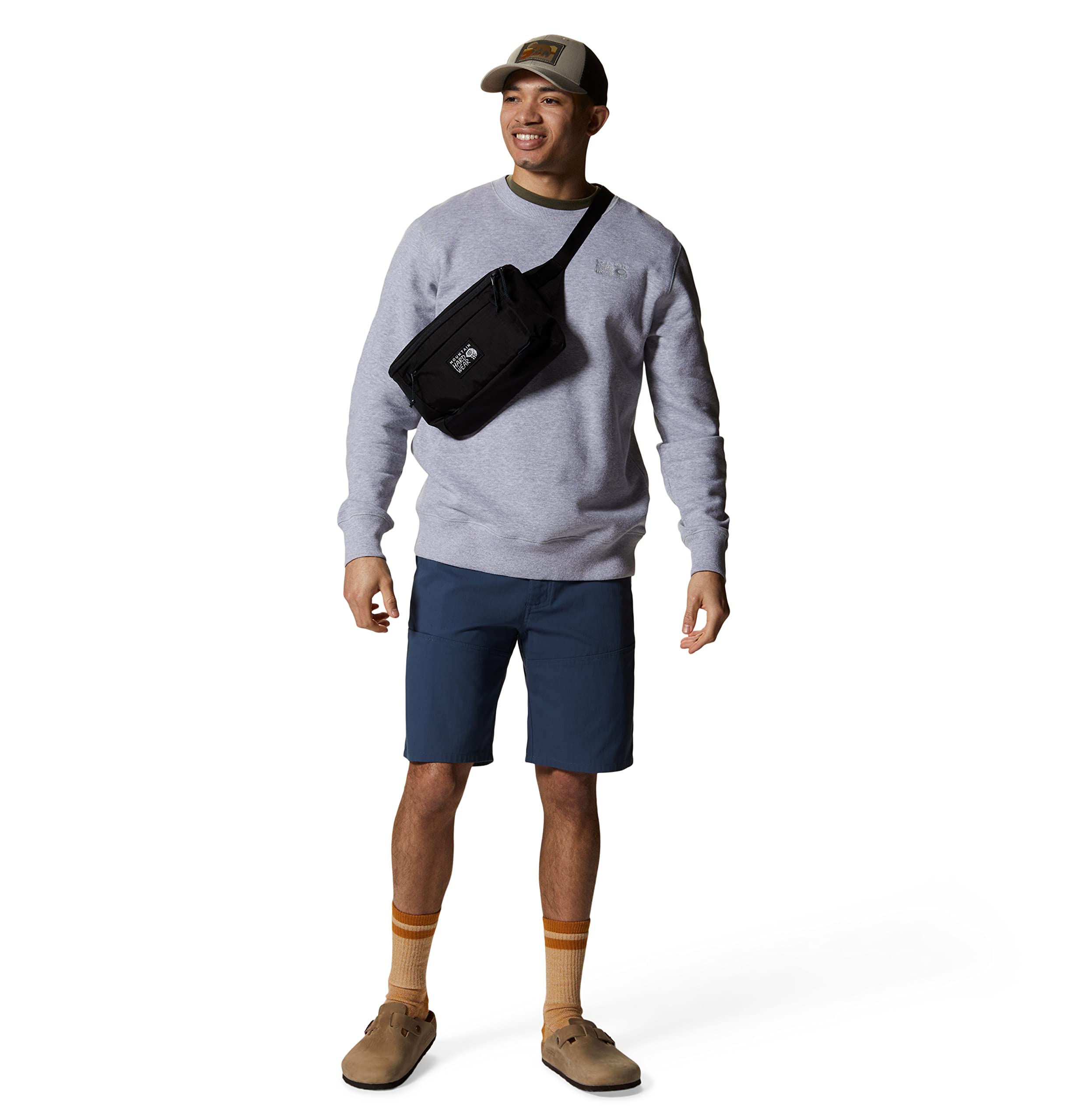 Mountain Hardwear Men's Standard Hardwear AP Short, Zinc, 40W x 9L