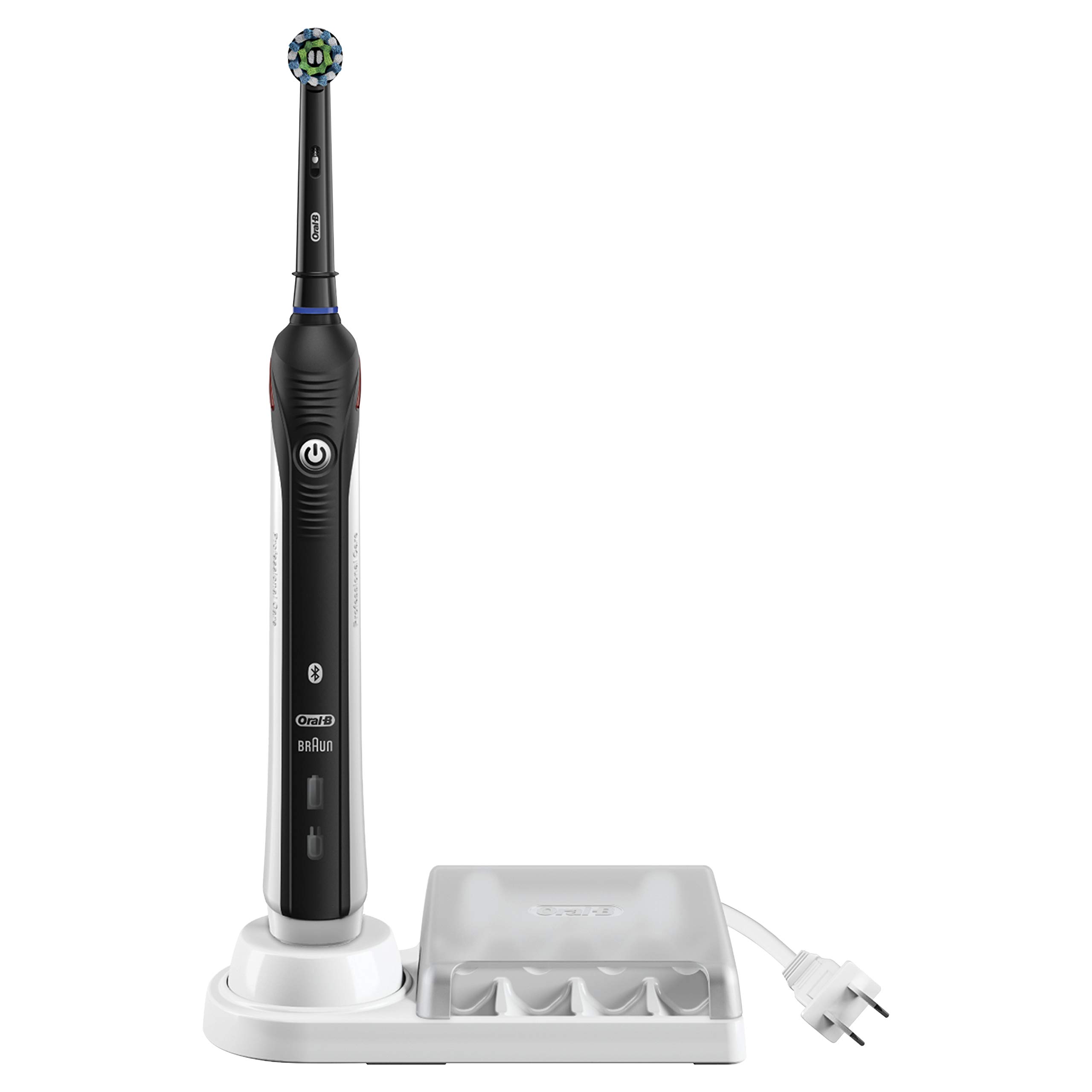 Oral-B Pro 3000 Electric Toothbrush with Bluetooth (Black) Bundle with Cleaning Cloth