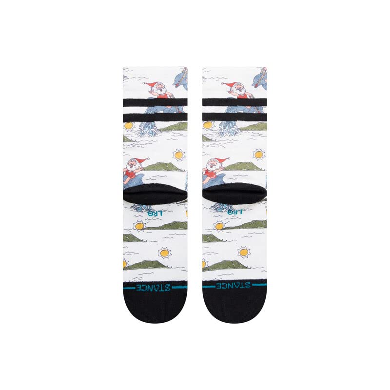 Stance Mens K555D22SAN-OFW KIDS SANTAS WILD RIDE CREW SOCKS L