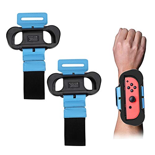 Wallfire 2Pcs Adjustable Wristband Elastic Strap for Dance Game Switch Adjustable Game Strap Game Wristband Elastic Game Strap Game Strap Adjustable Game Strap Game