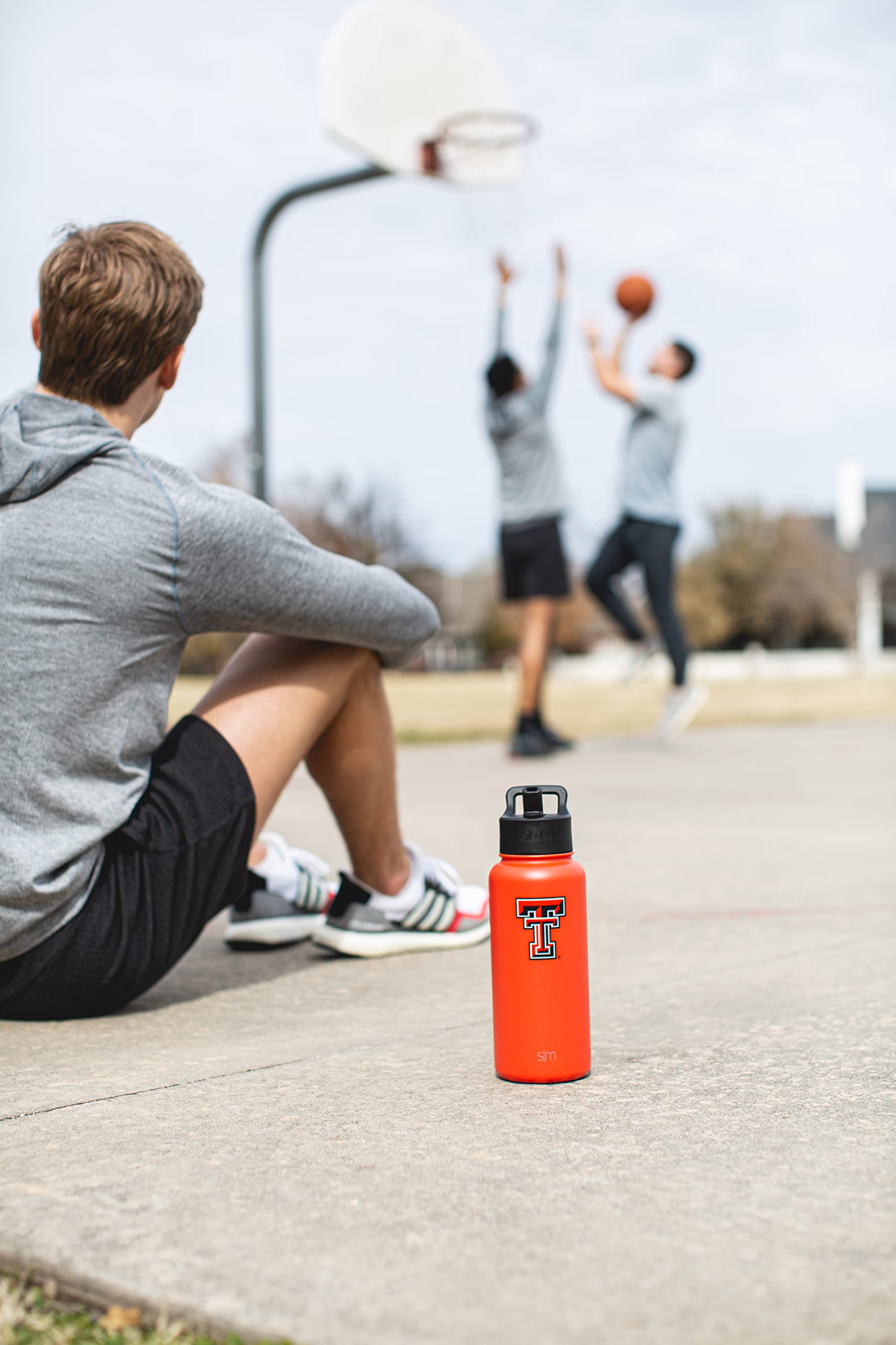 Simple Modern Officially Licensed Collegiate North Carolina Central Eagles Water Bottle with Straw Lid | Vacuum Insulated Stainless Steel 32oz Thermos | Summit Collection