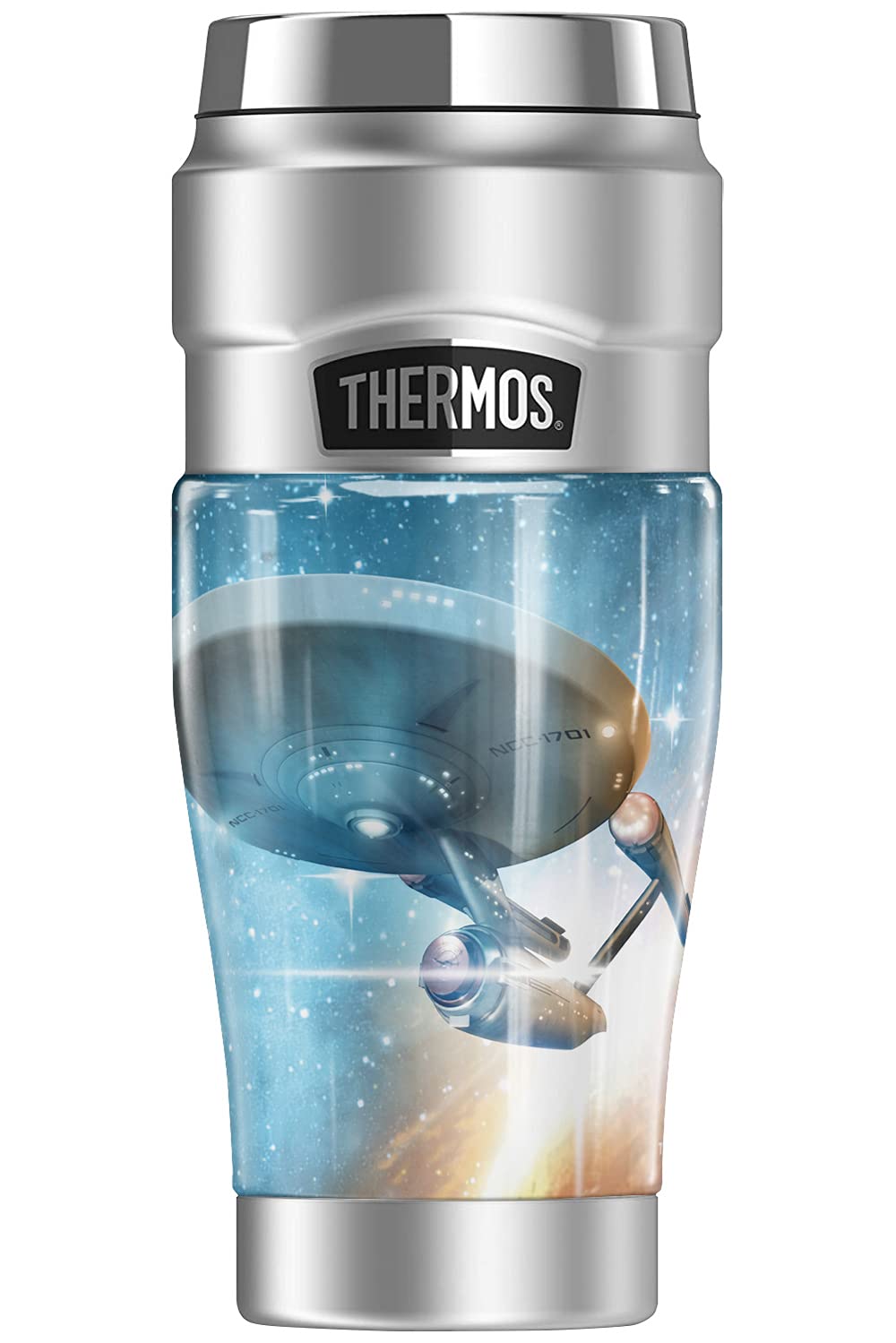 THERMOS Star Trek The Final Frontier STAINLESS KING Stainless Steel Travel Tumbler, Vacuum insulated & Double Wall, 16oz
