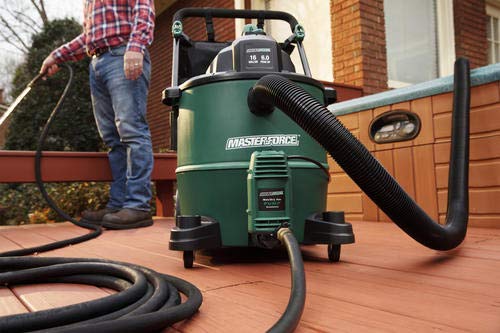 Masterforce 16 Gallon 6.0 Peak HP Wet/Dry Shop Vacuum with Water Pump