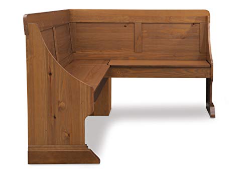 Linon Pine Breakfast Table and Bench Patrik Nook