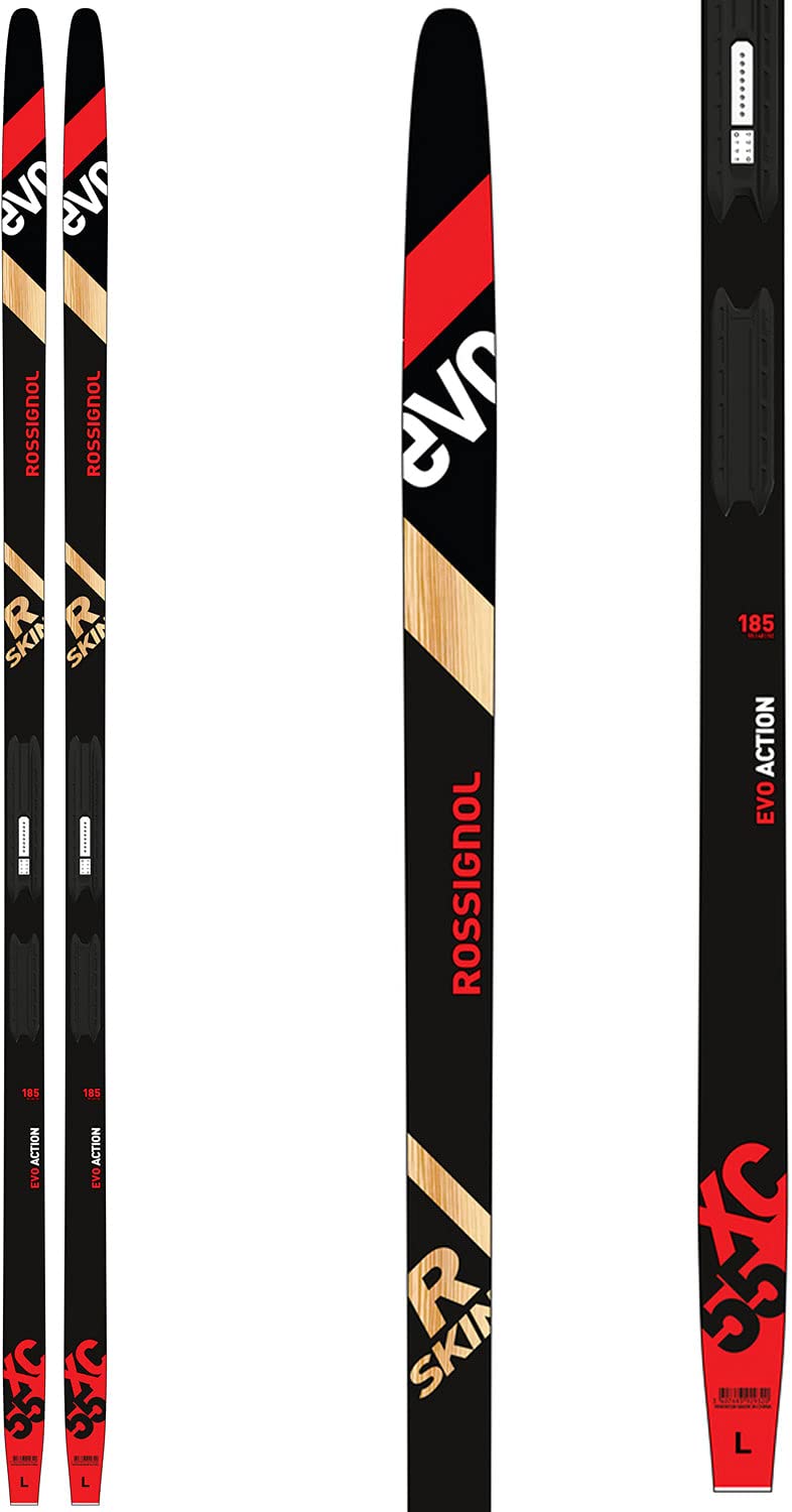 Rossignol R-Skin Evo XC 55 Mens XC Skis 165 W/Control Step in Bindings
