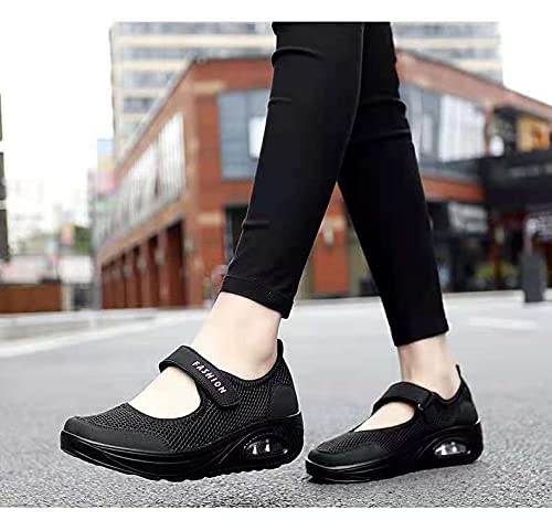 QVC-Clark Orthopedic Women's Working Nurse Shoes (Black,8)