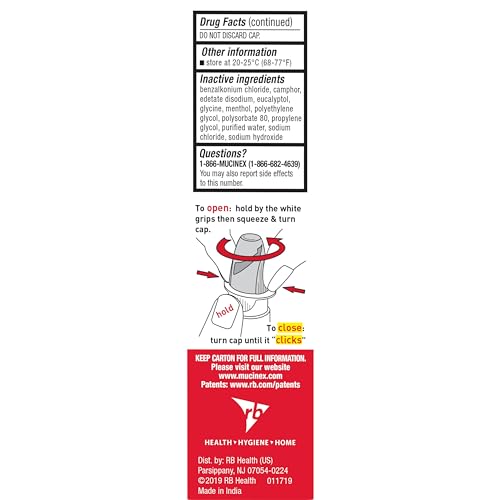 Mucinex Sinus-Max Nasal Spray Decongestant, 12 Hour Over-The-Counter Medication Nose Spray for Sinus Relief, Nasal Decongestants For Adults & Sinus Congestion, Cooling Menthol, 0.75 Fl Oz (Pack of 3)