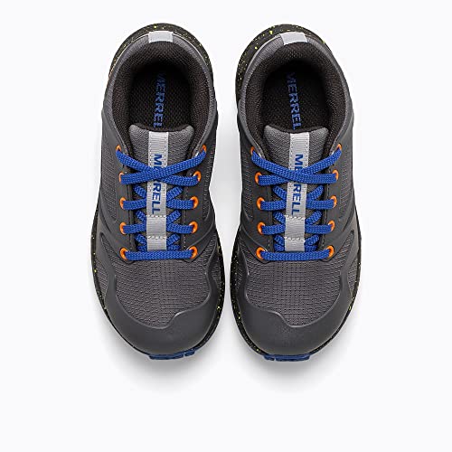 Merrell Altalight Low Hiking Sneaker, Grey/Orange, 2.5 US Unisex Big Kid