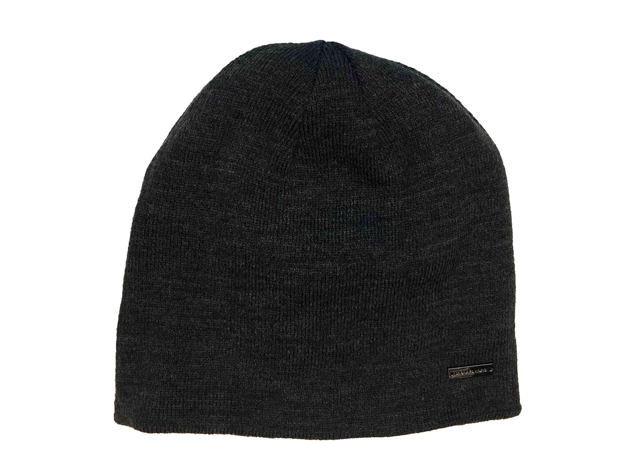 Michael Kors Men`s Reversible MK Logo Knit Beanie (Grey(33412C-015)/Grey, One Size)