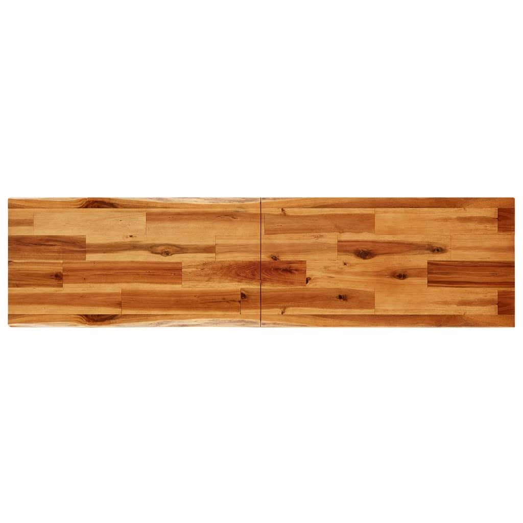 loibinfen Wood Live Edge Console Table, Narrow Entryway Foyer Table, Rustic Hallway Accent Table for Living Room, Entrance, 6.7"x15.7"x31.5" Solid Wood Acacia