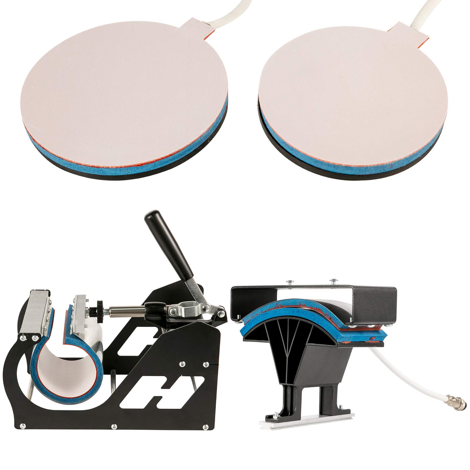 Mophorn Heat Press 15x15 inch Heat Press Machine 5 in 1 for T-Shirt and Vinyl Cutter 34 inch Plotter Machine 870mm Paper Feed Vinyl Cutter Plotter