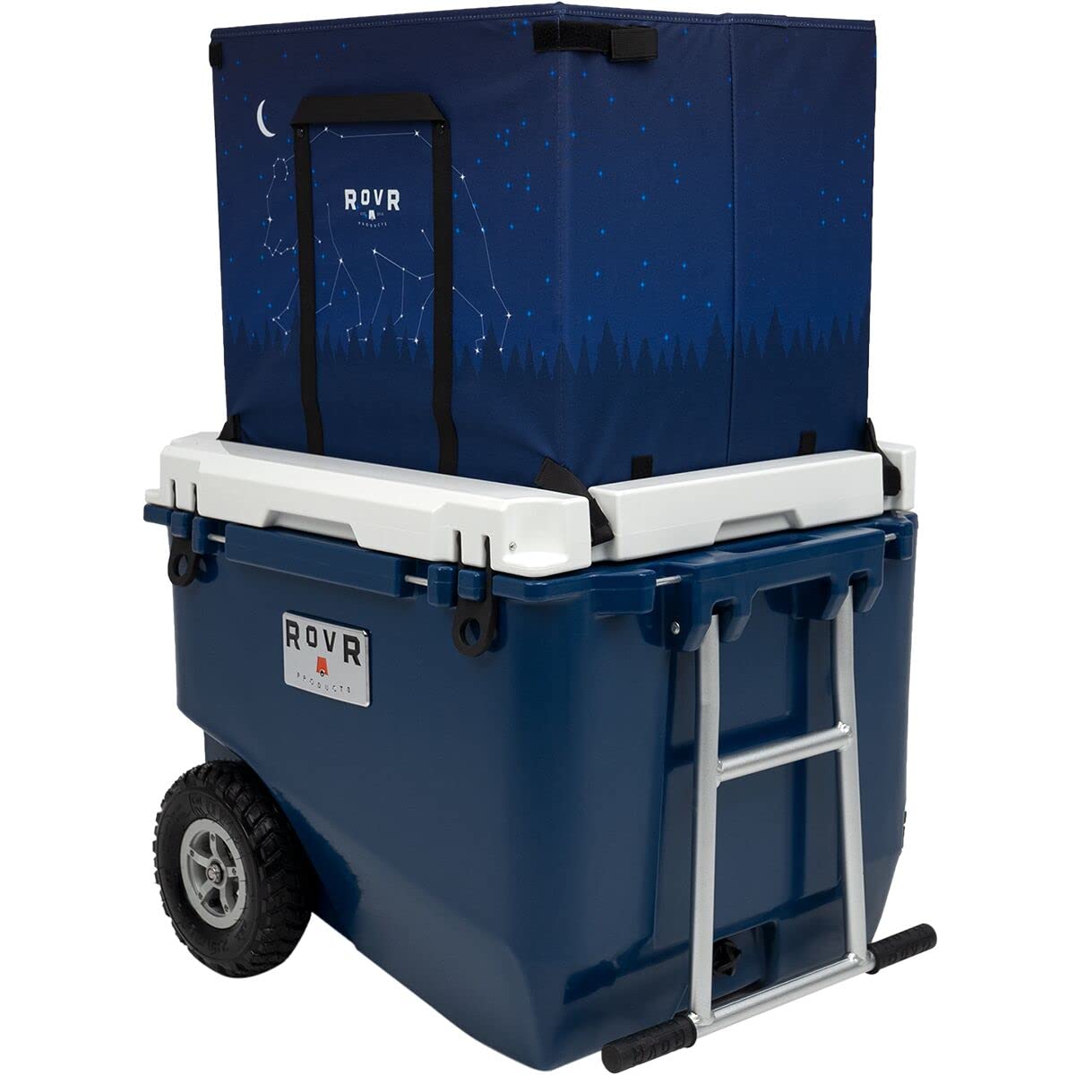 RovR Rollr 80 Cooler + LandR Bin Midnight, One Size