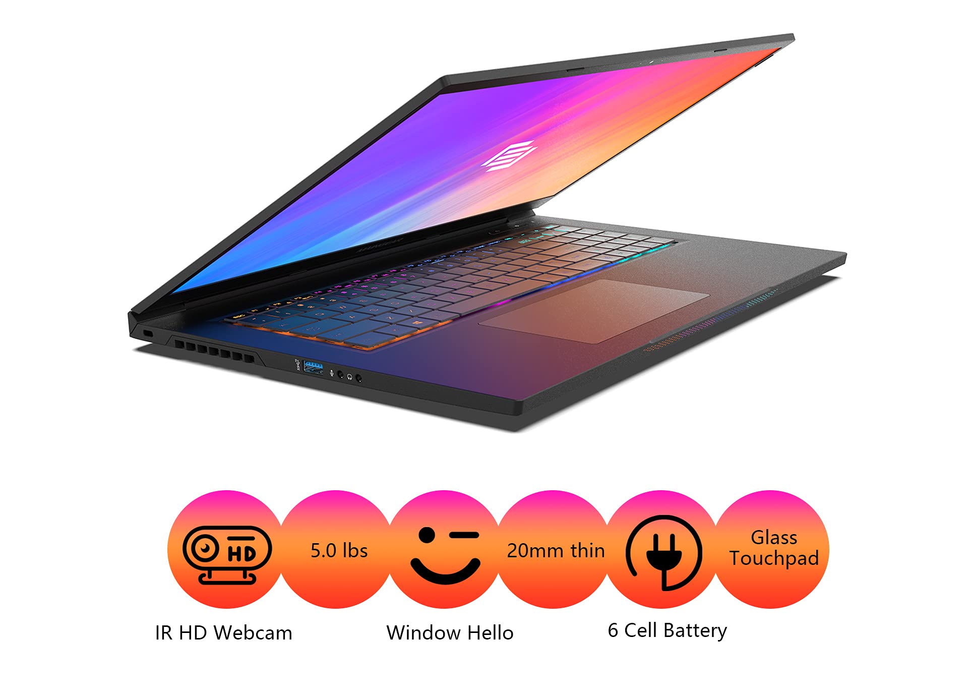 MAINGEAR Vector Pro (2021) 17.3 inch RTX 3070 Gaming Laptop, AMD Ryzen 9 5900HX Processor, NVIDIA GeForce RTX 3070 8GB GPU, 17.3 inch 165Hz QHD Display, 32GB DDR4 RAM, 1TB NVMe SSD, Windows 10 Pro