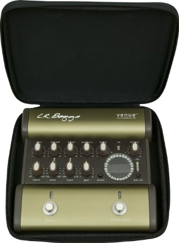 LR Baggs Venue DI Direct Box Footpedal Tuner w/ 4 Cables