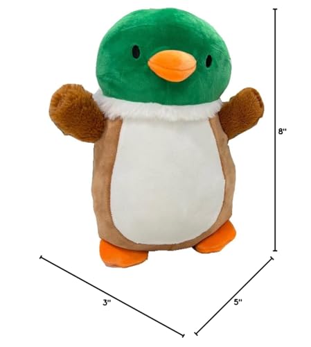 Squishmallow Official Kellytoy Hug Mees Squishy Soft Plush Animal Pets (Avery Mallard Duck, 10 Inch)