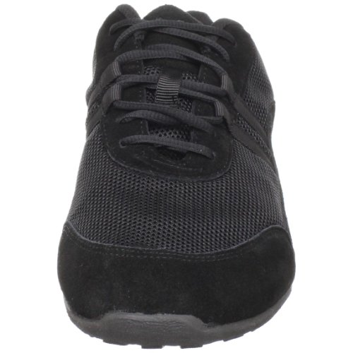 SANSHA womens Sneaker dance shoes, Black, 18 US