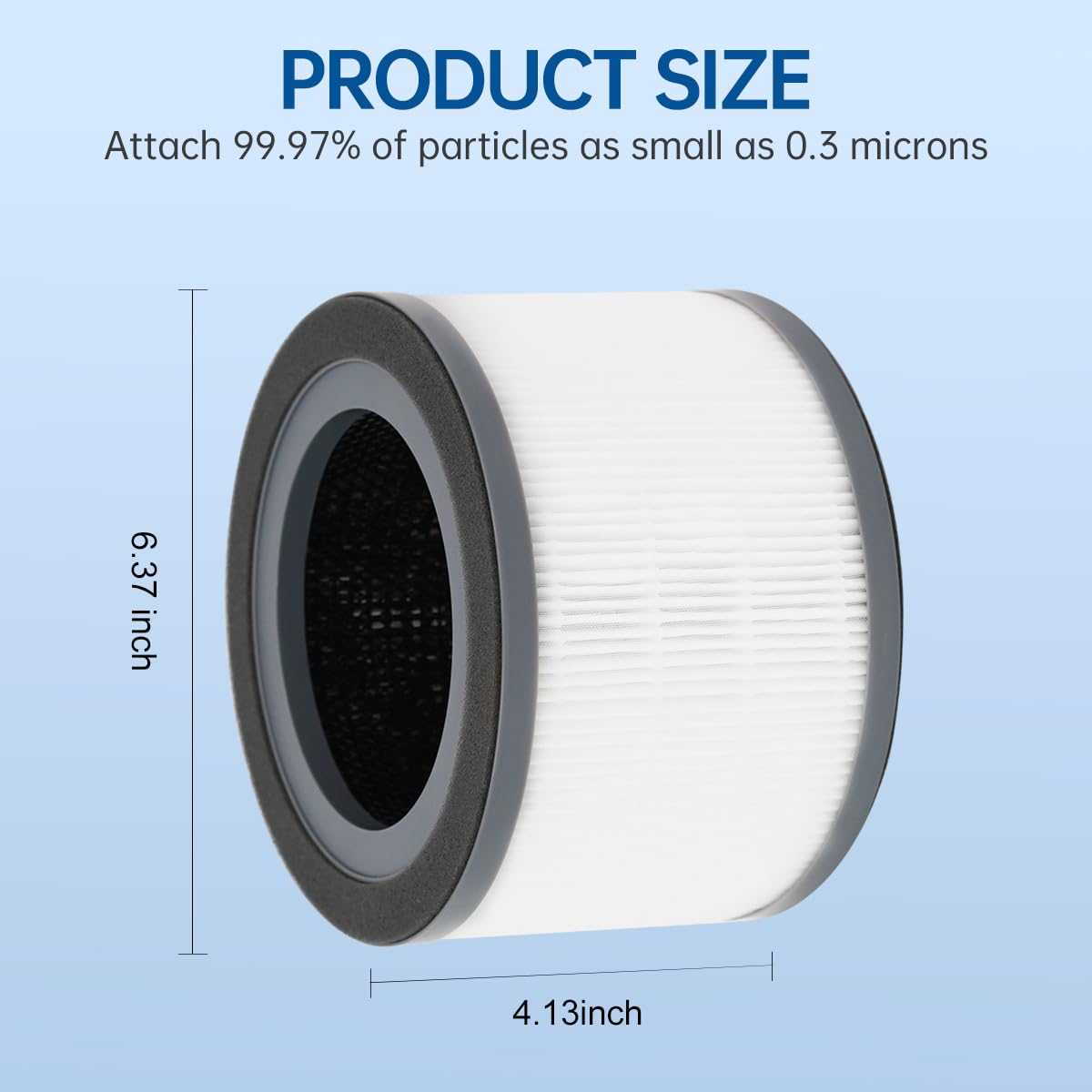 Vista 200 True HEPA Replacement Filters Compatible with Vista 200 Vista 200-RF 3-in-1 H13 Grade True HEPA Filter Replacement 1 Pack
