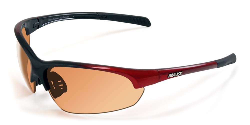 MAXX Sunglasses 2017 TR90 Domain HD Red Amber Lens