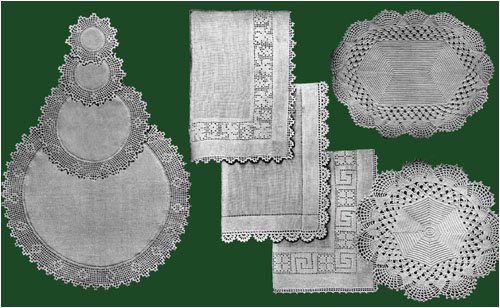 Mary Fitch #1 - Filet Crochet - c.1914