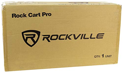 ROCKVILLE Rock Cart Pro DJ Equipment Transport Roller Car 700 LB Capacity