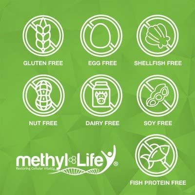 Methyl-Life B-Methylated II, Pure Pharmaceutical Grade Professional Strength Active Folate and B12 (as Methylcobalamin, 3.75 mg) - 3 Months Supply. Chewables