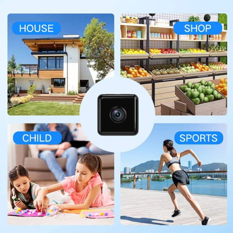 ZHOUCXZDA Wireless WiFi Camera Indoor Camera Home Security Cameras System Body Pet 1080P HD Smart WiFi Camera for Home Security Baby Smart Camera Outdoor