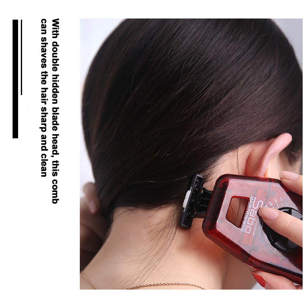 Multi-Functional Manual Hair Trimmer, Portable Adjustable Trimming Hair Comb, Hair Clipper Hair Split Ends Face Tool Grooming for Travel