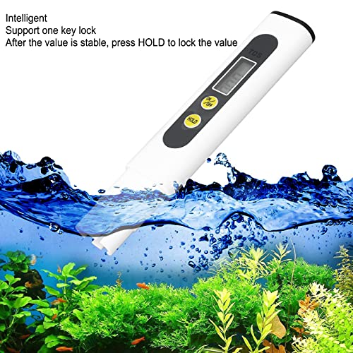 Water Quality Test Pen, 0 To 9990ppm Sensitive Accurate TDS Meter Portable for Aquarium for Drinking Water