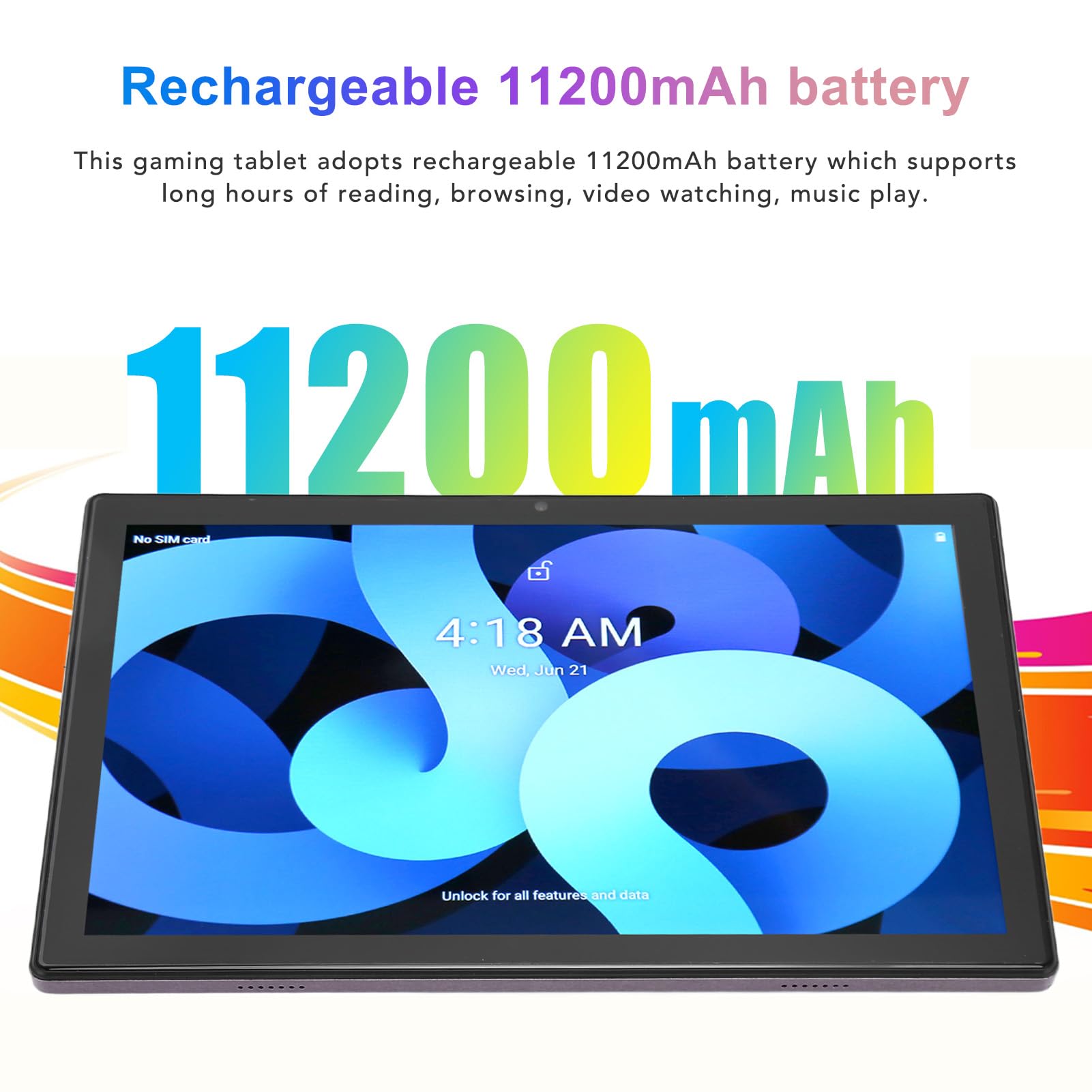 MAVIS LAVEN Office Tablet, Business Tablet 8MP 16MP Camera 10.1 Inch Octa Core CPU for Family (#4)