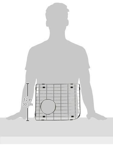Transolid TSGRDO-R Radius Right Side Bottom Sink Grid, 11" L x 13" W x 1" H, Stainless Steel