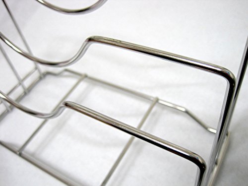 Stainless Steel Wire Chopping Board Holder Cutting Board Rack Kitchen Organizer
