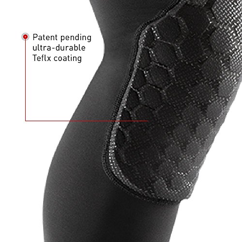 McDavid Youth Teflex Leg Sleeves (Pair), White, One Size
