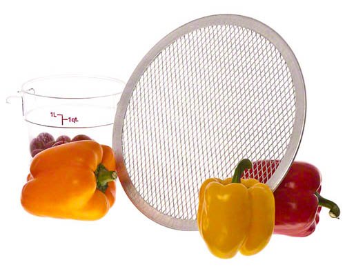 Update International Pizza Screen, 10 Inch, Silver