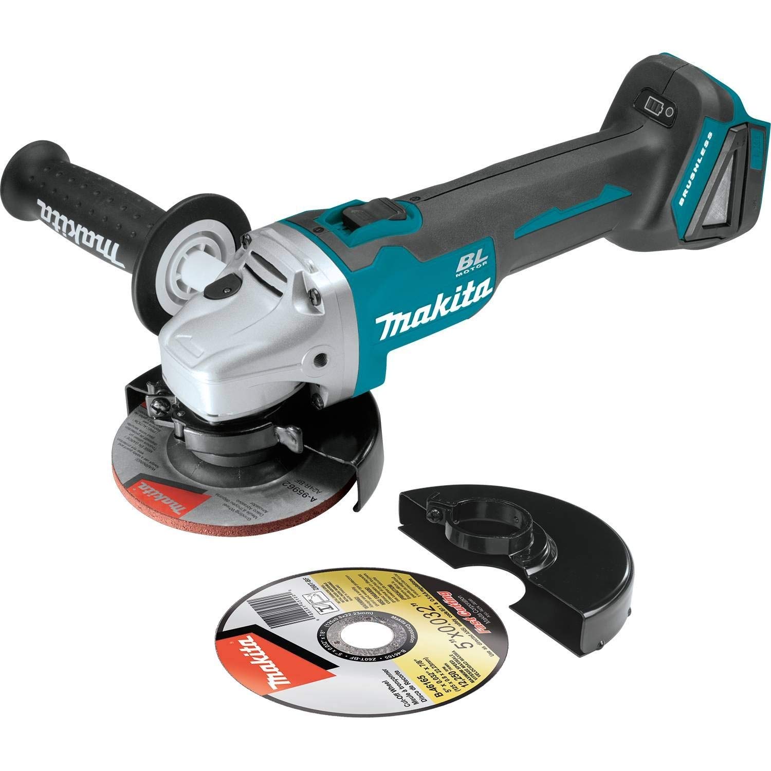 Makita XAG04Z-R 18V LXT Lithium-Ion Brushless Cordless 4-1/2 / 5 in. Cut-Off/Angle Grinder, (Tool Only) (Renewed)