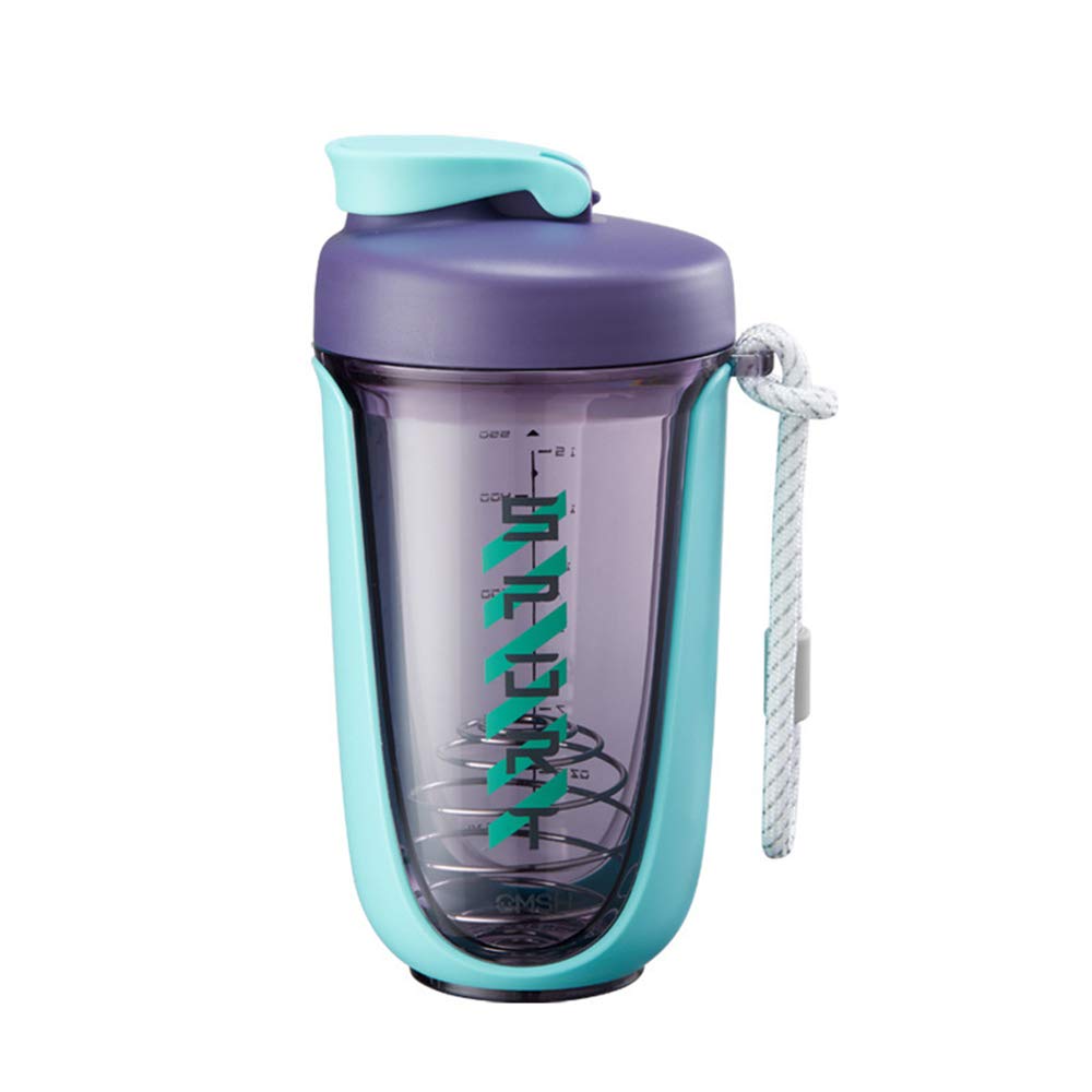Shaker Bottle Perfect for Protein Shakes and Pre Workout Shaking Cup Protein Powder Milkshake Cup Sports Fitness Water Cup Mixes Protein Shaker Bottle,20-Ounce(Green)