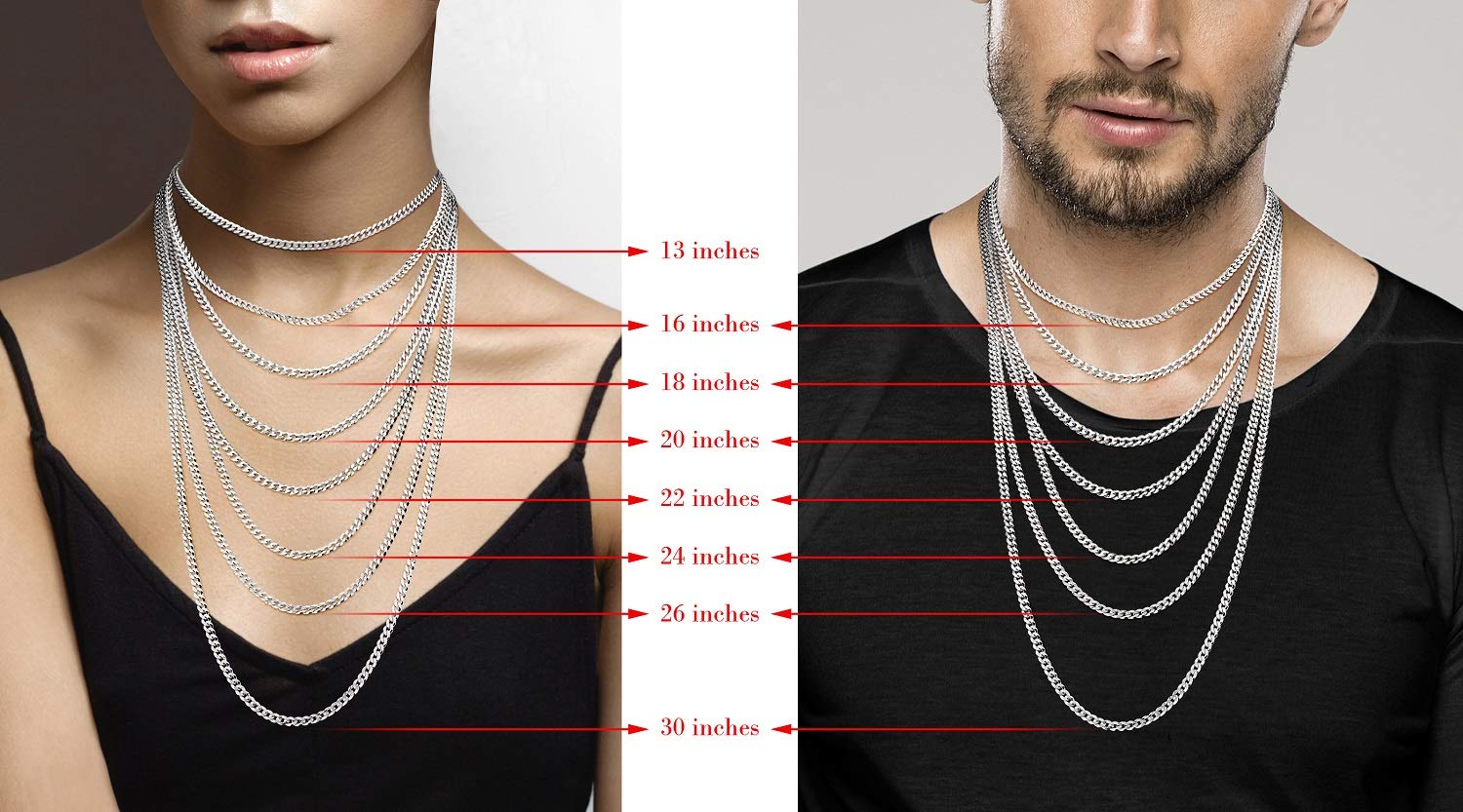 Miabella Italian Solid 925 Sterling Silver 3.5mm Diamond Cut Cuban Link Curb Chain Necklace for Women Men, Made in Italy (Length 24 Inch)