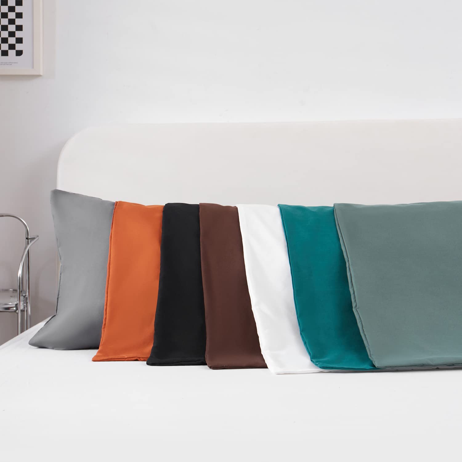 SKTOO Body Pillowcase Cover, Comfy Pillowcases Soft Full Replacement Covers for Body Pillows Body, 20"x54", Burnt Orange