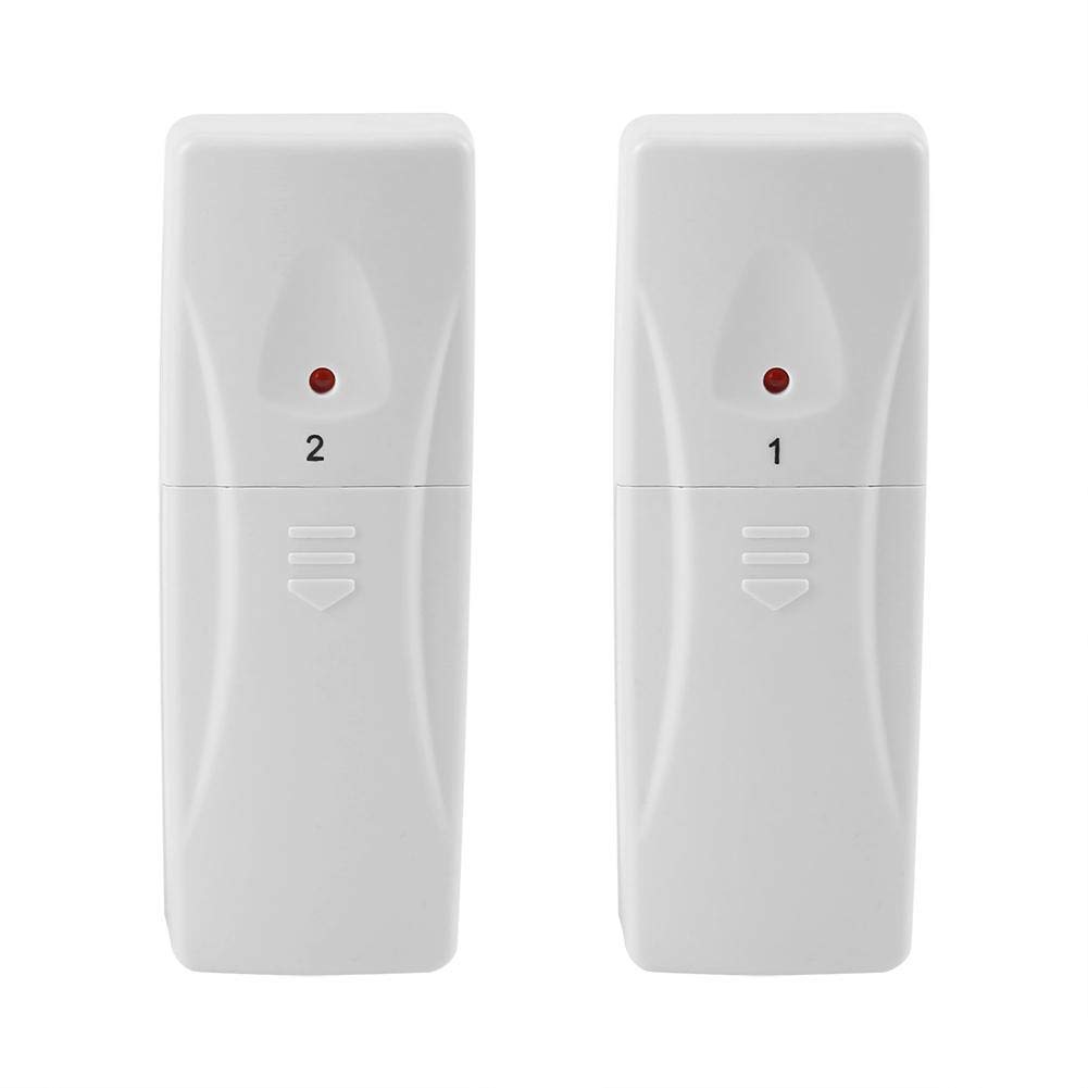 Refrigerator Thermometer, Wireless Digital Fridge Freezer Thermometer with Audible Alarm, Max/Min Temperature Display and 2 Sensors for Home Restaurants Kitchen