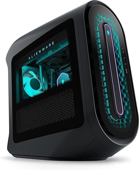 NEWDell Alien.Ware Aurora R15 Gaming Desktop 13th Gen Intel i9 13900KF 24-Core 64GB RAM GeForce RTX 4090 Wi-Fi 6 Win11 1350W PSU Liquid Cooling 【Clear Side Panel 】 (Black Clear Side Panel, 2TB SSD)