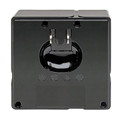 Tripp Lite 3 Outlet Surge Protector with USB, Detachable Wall Outlet Surge Protector, 6 USB Ports, 6 ft. Cord, 540 Joules, Black, TLP366CUBEUSBB