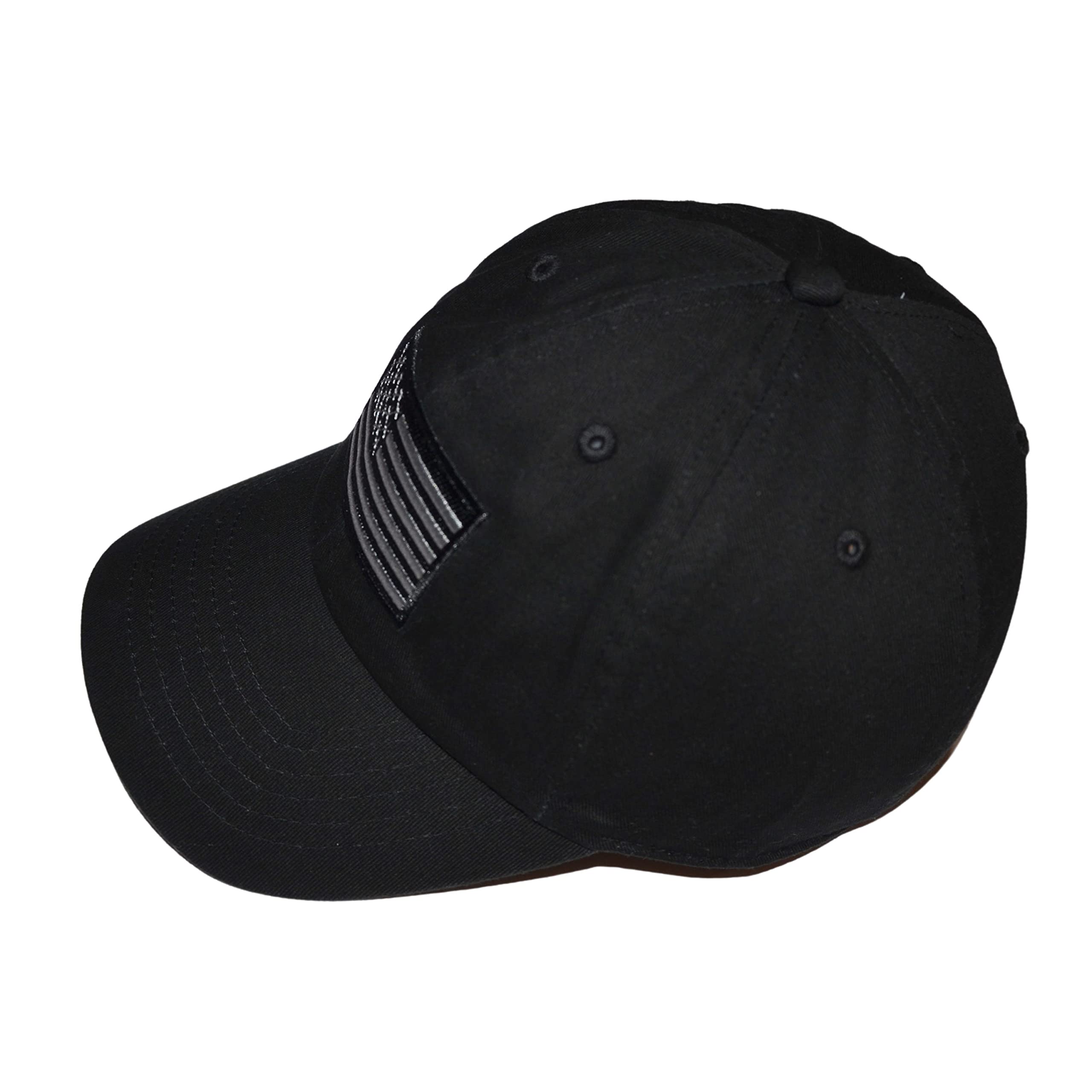 Newhattan American Flag Hat Camo Patriotic Hats USA Military Baseball Cap Unisex (B/W Camo)