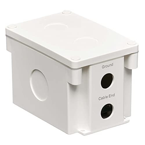 Tripp Lite Outdoor in-Line Power Over Ethernet PoE Surge Protector, Cat5e Cat6 & Cat6a, Up to 1 Gigabit per Second, 110 Punch Down, IP68 Dust & Water Resistant, 2-Year Warranty (B110-SP-CAT-OD2)