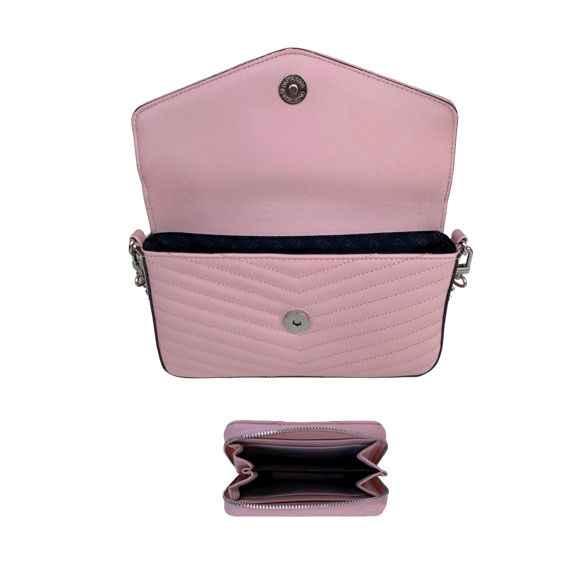 Steve Madden Shoulder Bag and Wallet Set (BLUSH)