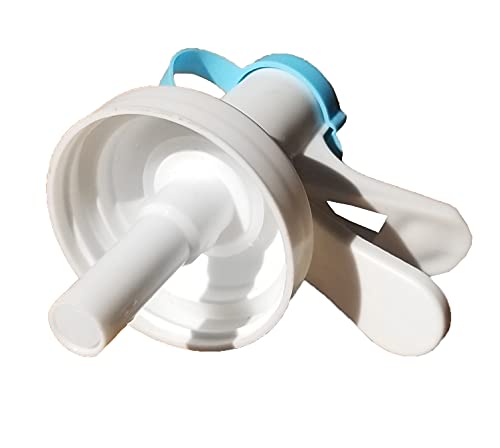 Water Dispenser Valve for 50mm Threaded Top Water Bottle, Reusable Water Jug Cap Plastic Spigot Faucet- (For Threaded Tops ONLY) (Threaded)